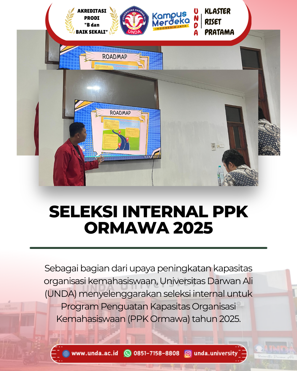 Mahasiswa Universitas Darwan Ali Ikuti Seleksi Internal PPK Ormawa 2025 – Universitas Darwan Ali